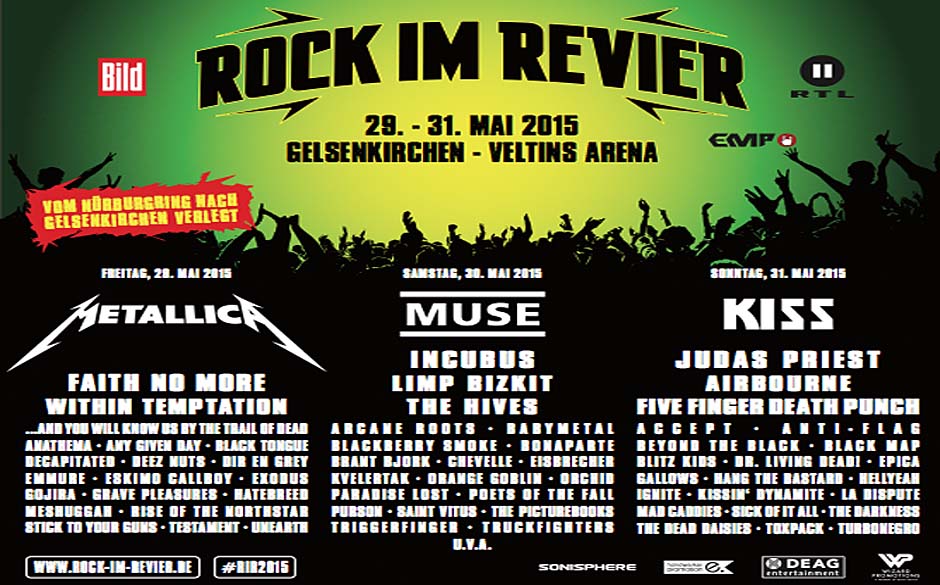 Neue Informationen zu ‘Rock Im Revier’-Festival