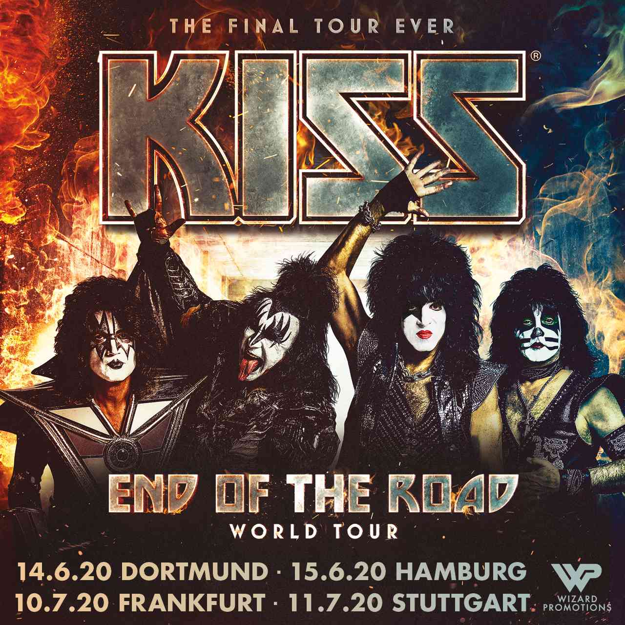 Kiss zum letzten Mal live in Deutschland: Tour 2020, Tickets, Termine ...