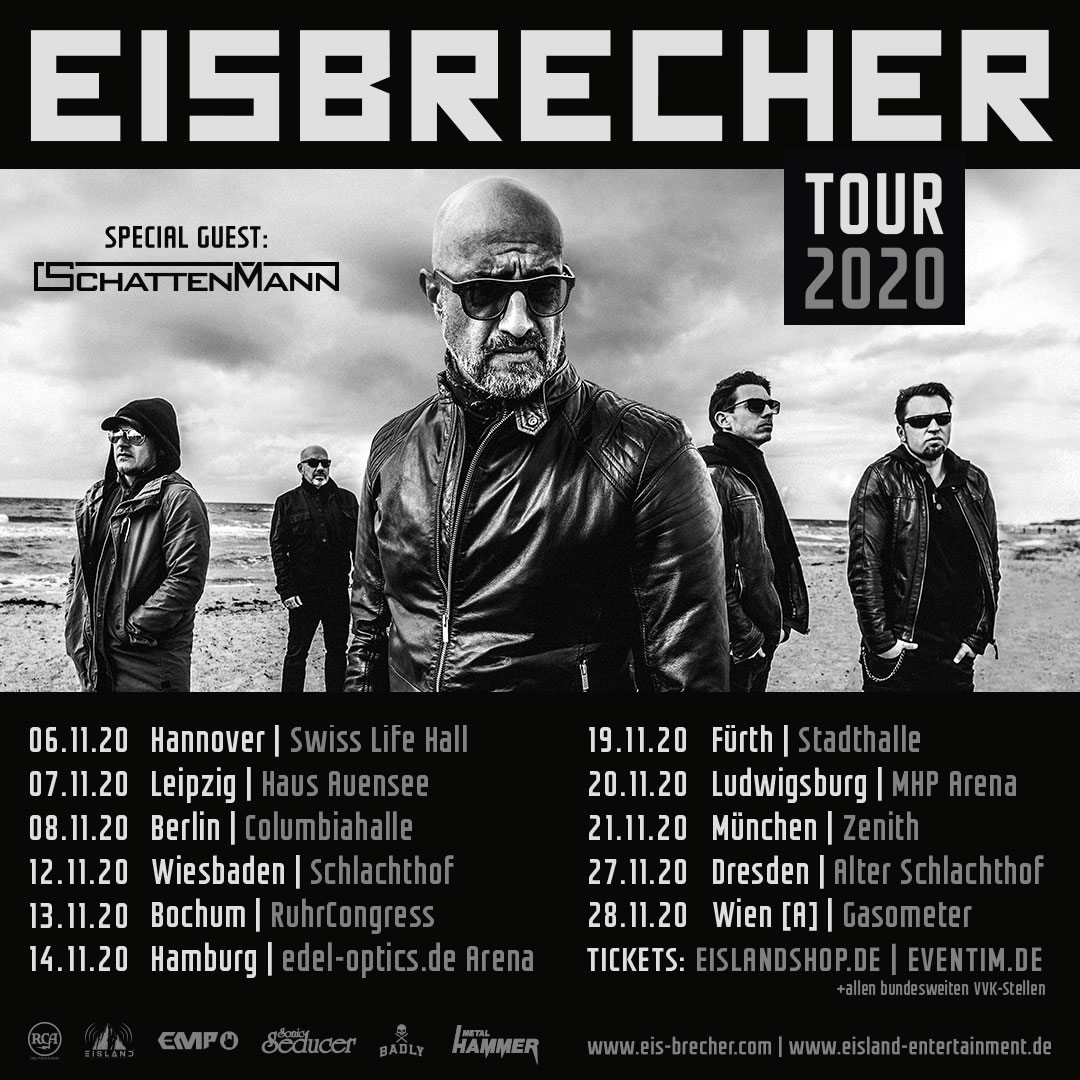 Eisbrecher live 2020: Tour, Tickets, Termine, Städte
