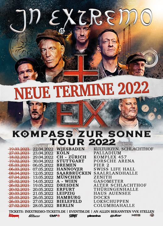 In Extremo live 2022: Tour, Tickets, Termine, Städte