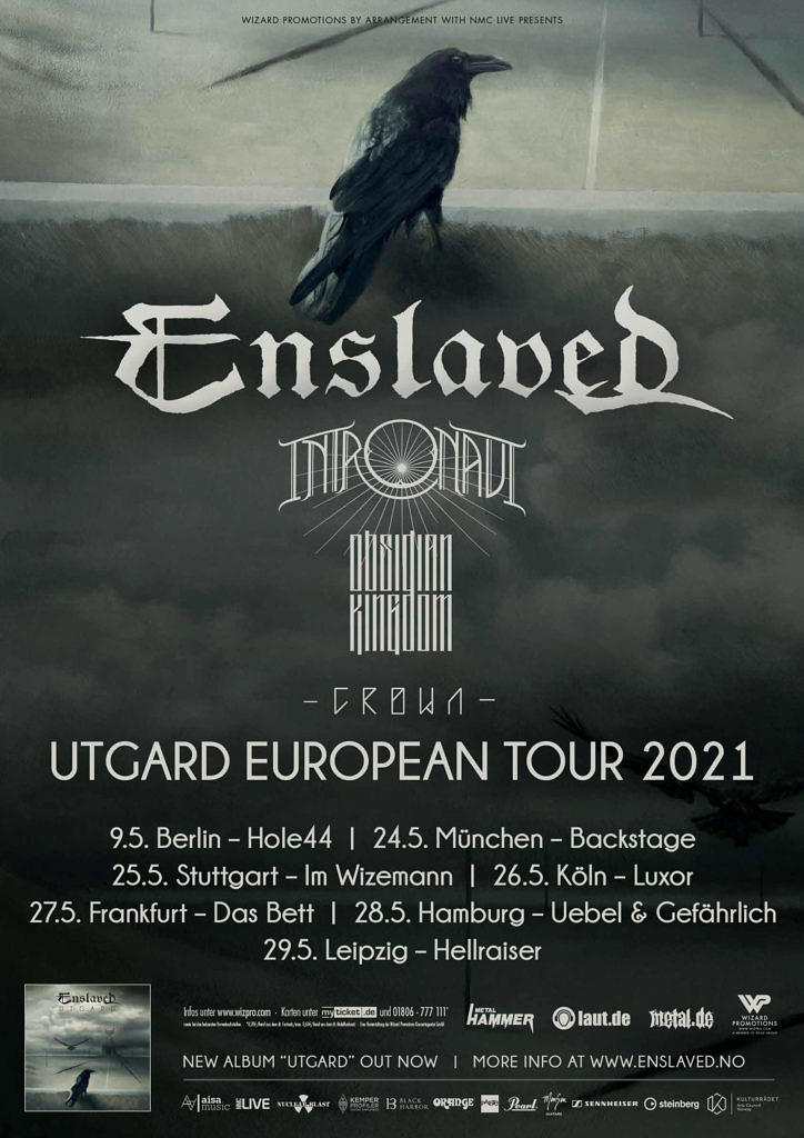 Enslaved live 2021: Tour, Tickets, Termine, Städte