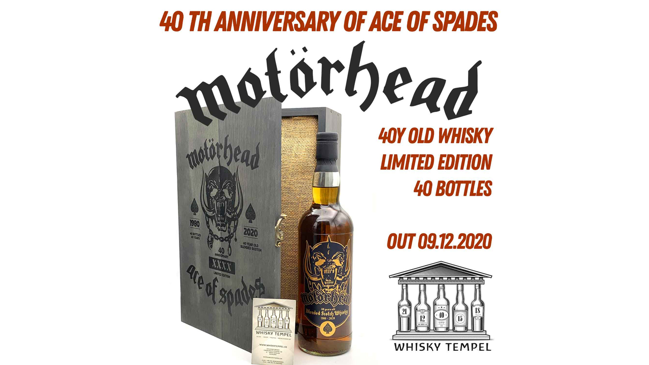 Motörhead: Exklusiver Whisky 40Y Ace Of Spades