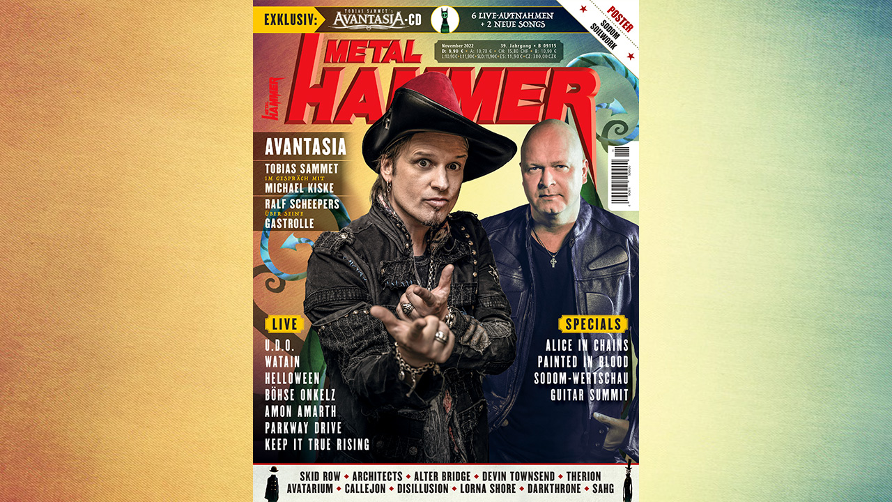Die METAL HAMMER-Novemberausgabe 2022: Avantasia, Sodom, Architects u.v.a.