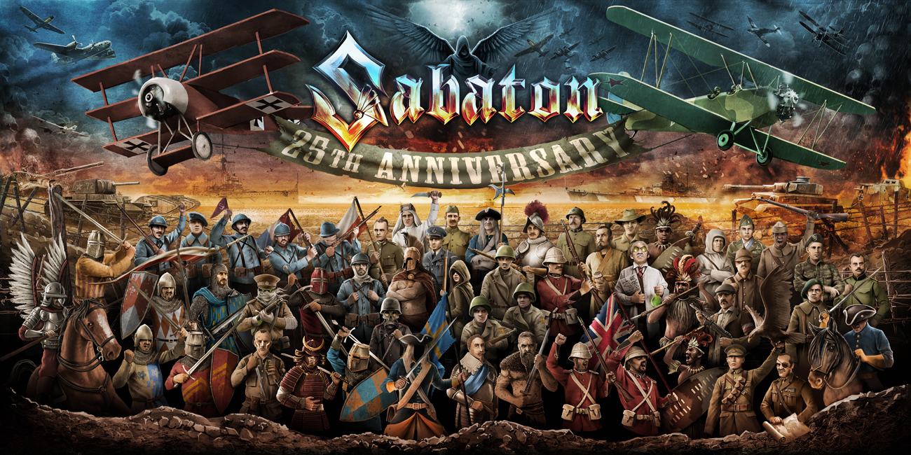 Sabaton feiern Band-Jubiläum: 25 Jahre historischer Power Metal