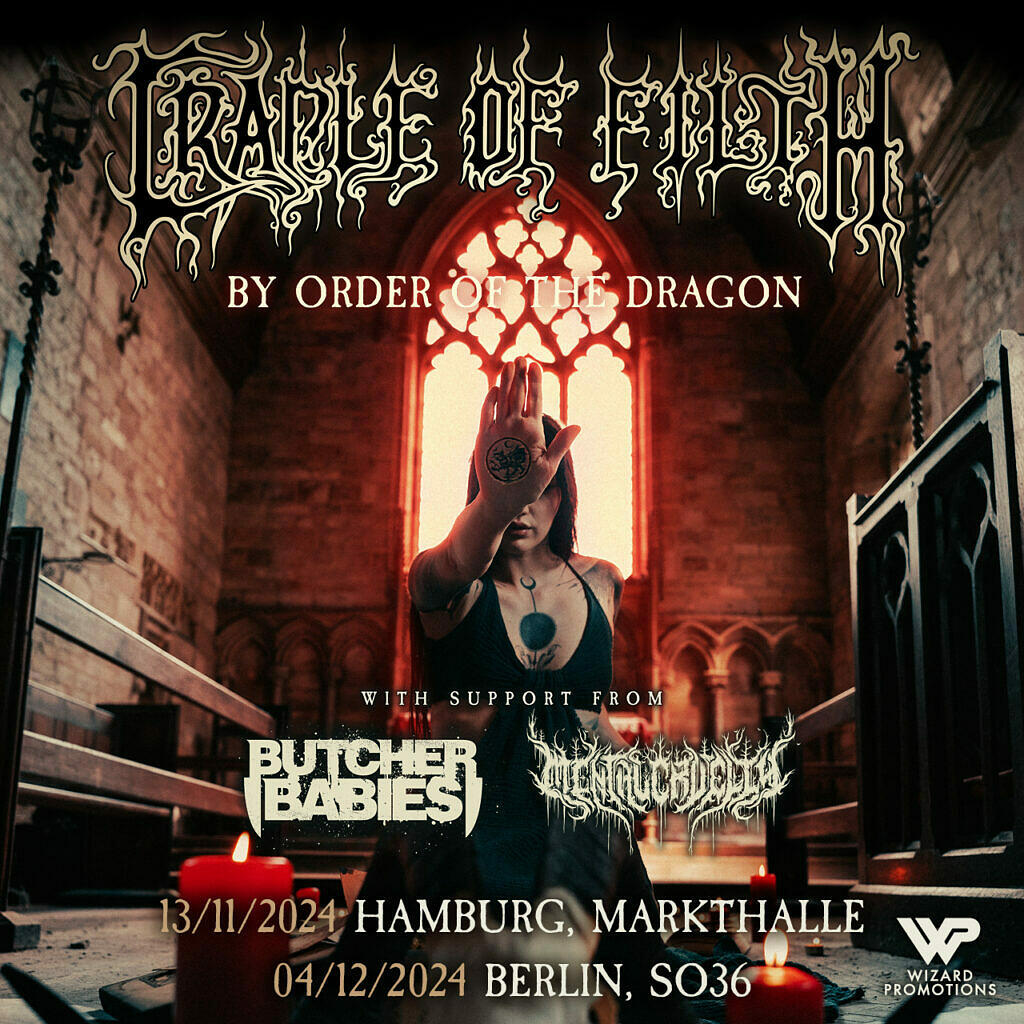 Cradle Of Filth live 2024: Tour, Tickets, Termine, Städte