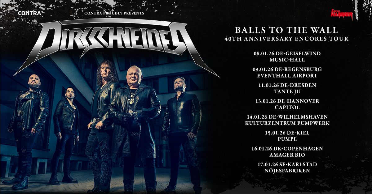 Dirkschneider live 2026: Tour, Tickets, Termine, Städte