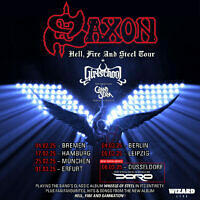 Saxon live on tour 2025: Tour, Tickets, Termine, Städte