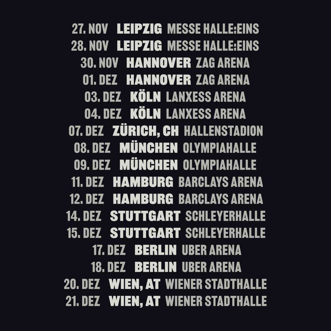 Böhse Onkelz live 2025: Tour, Tickets, Termine, Städte