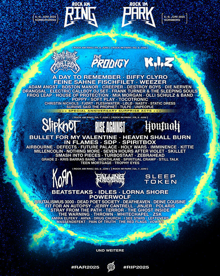 Rock am Ring/Rock im Park 2025: Gewinnt je 1x2 Tickets!