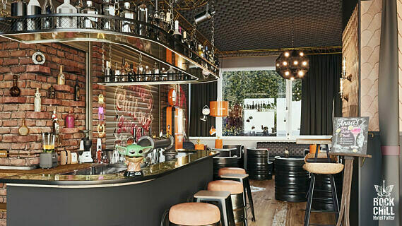 Rock & Chill Hotel Falter: Wo die Sauna zum Moshpit wird