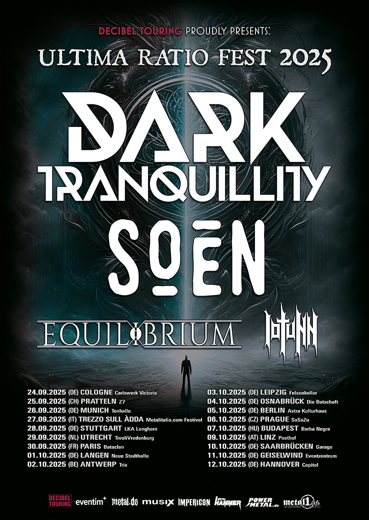 Dark Tranquillity live 2025: Tour, Tickets, Termine, Städte