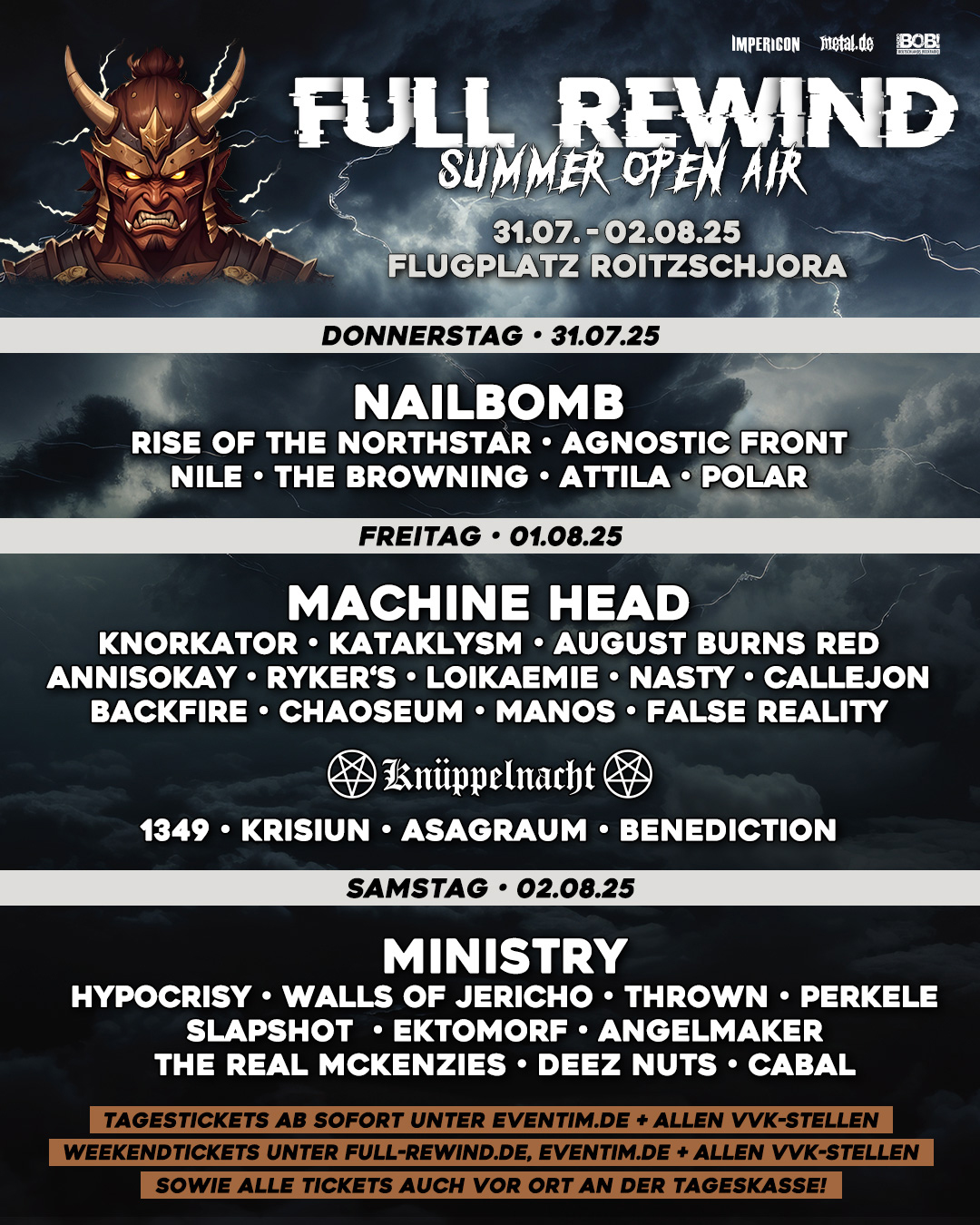 Full Rewind Summer Open Air 2025: Alle Infos