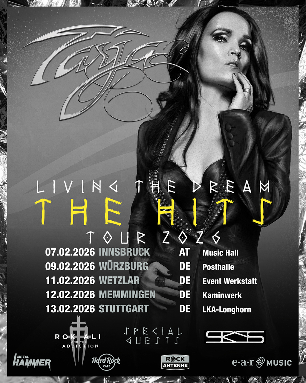 Tarja live 2026: Tour, Tickets, Termine, Städte